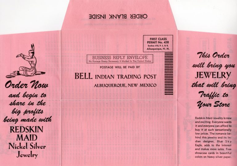 Bell Indian Trading Post wholesale catalog - Fred Harvey Jewelry