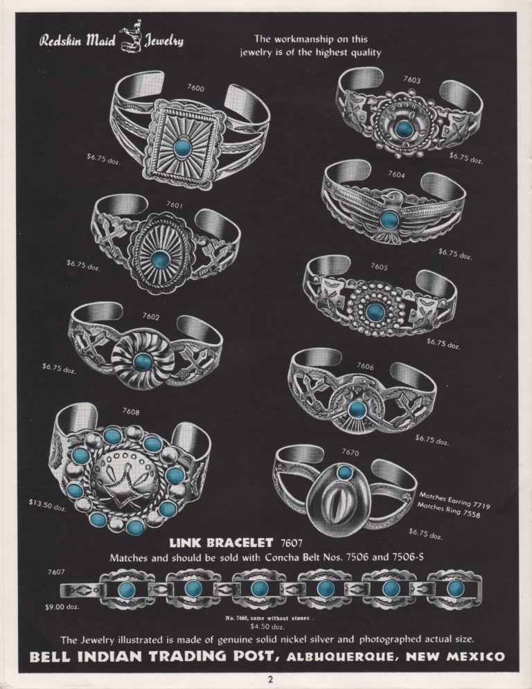 Bell Indian Trading Post original wholesale catalog given to the ...