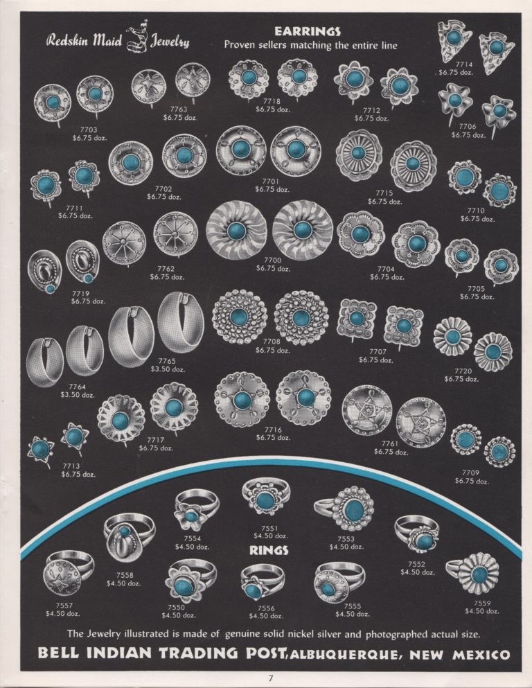 Bell Indian Trading Post original wholesale catalog given to the ...